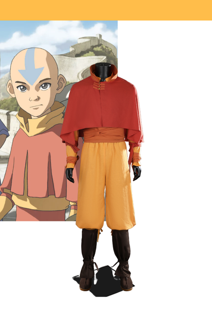 Avatar The Last Airbender Aang Custom Costume - Cosrea Cosplay