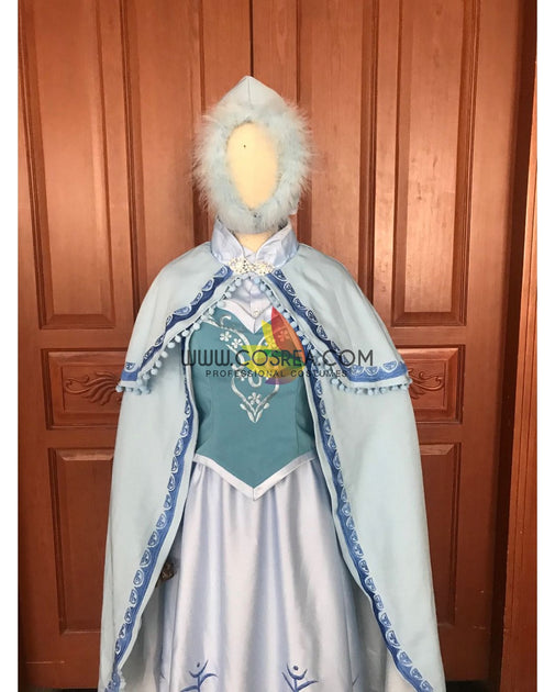 Frozen 1 Anna In Ice Form Cosplay Costume - Cosrea Cosplay