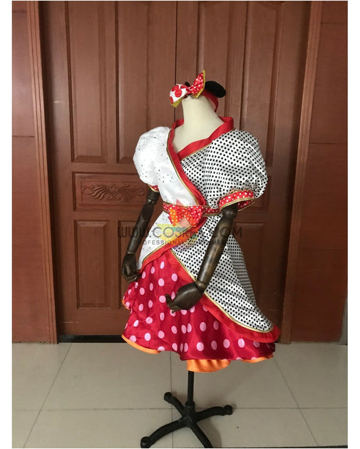 Disney Parade Minnie Polka Dot Cosplay Costume - Cosrea Cosplay