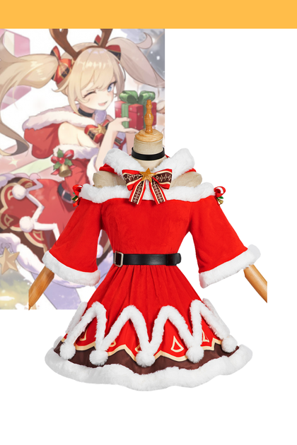 Barbara Christmas Genshin Impact Limited Sizing Cosplay Costume ...