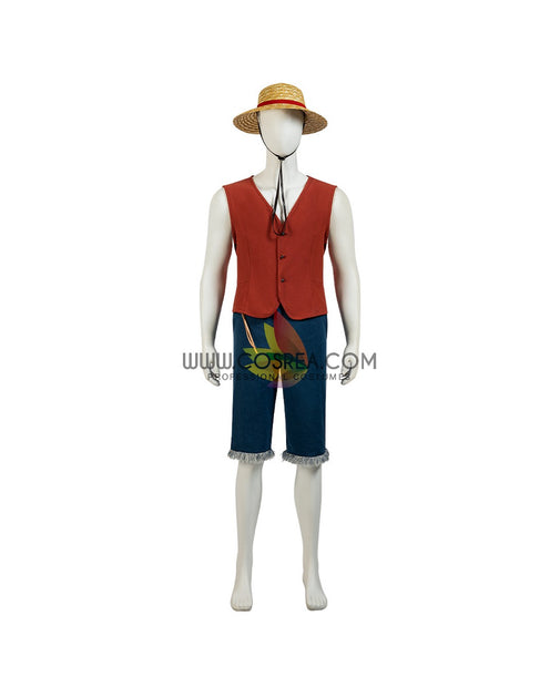 Monkey D Luffy One Piece Netflix Film Cosplay Costume - Cosrea Cosplay