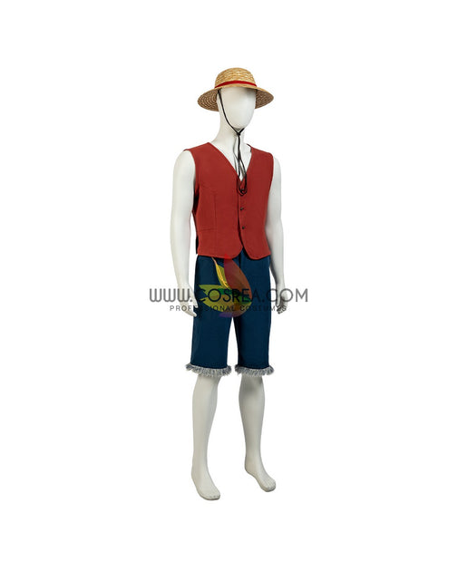 Monkey D Luffy One Piece Netflix Film Cosplay Costume - Cosrea Cosplay