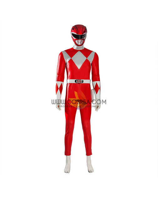 T Rex Red Ranger Power Ranger Cosplay Costume - Cosrea Cosplay