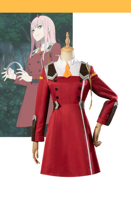 Darling In The Franxx Code 002 Uniform Cosplay Costume - Cosrea Cosplay