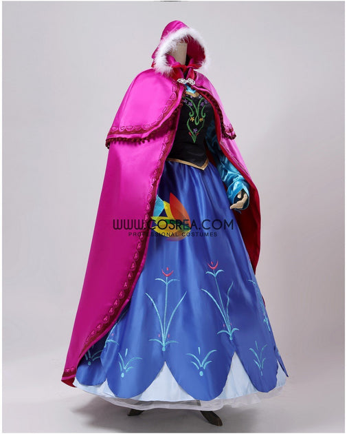 Frozen Anna Winter Outfit Cosplay Costume - Cosrea Cosplay