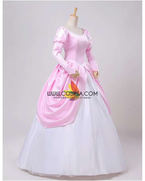 Princess Ariel Classic Pink Little Mermaid Cosplay Costume - Cosrea Cosplay