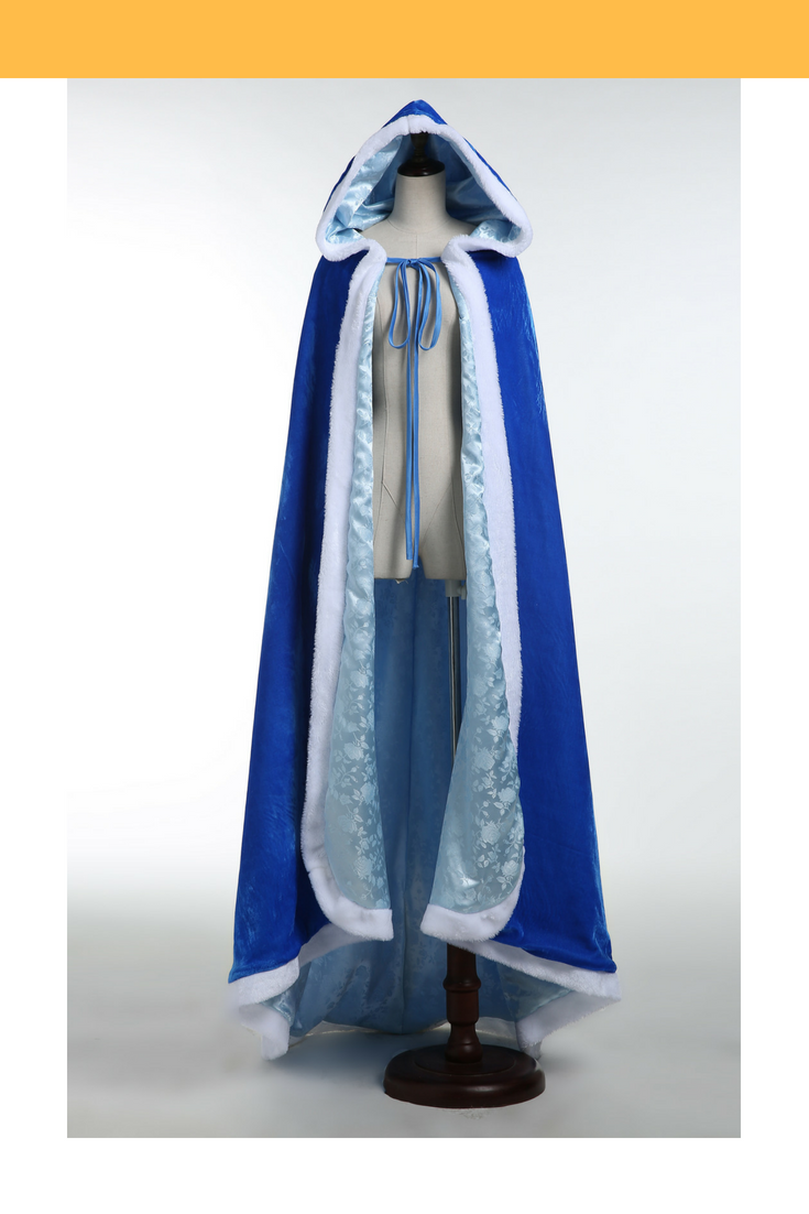 Princess Cinderella Classic Brocade Velvet Cape - Cosrea Cosplay