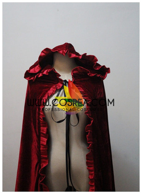 Dark Red Velvet Cape - Cosrea Cosplay