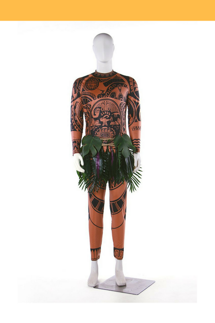Moana Chief Tui Printed Cosplay Costume - Cosrea Cosplay