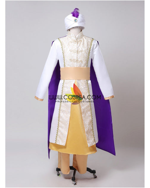 Prince Ali Brocade Satin Cosplay Costume - Cosrea Cosplay