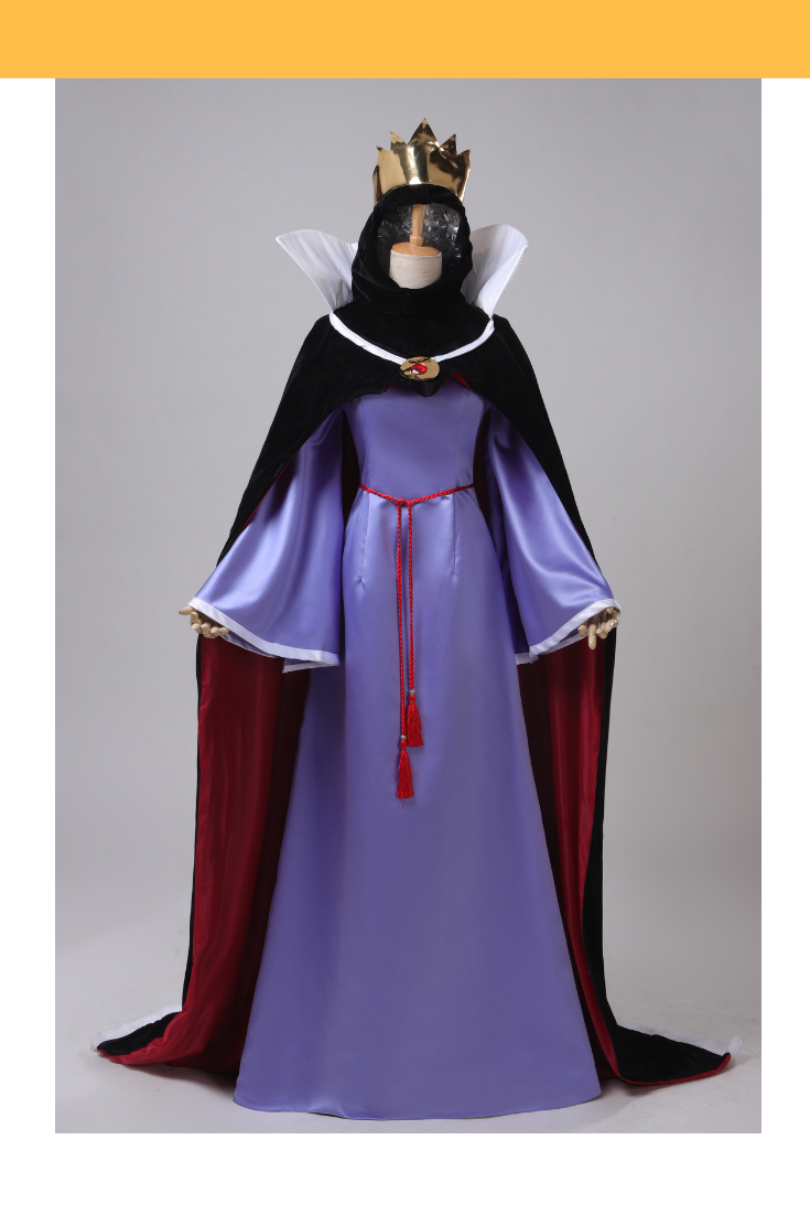 Princess Snow White Evil Queen Satin Cosplay Costume - Cosrea Cosplay