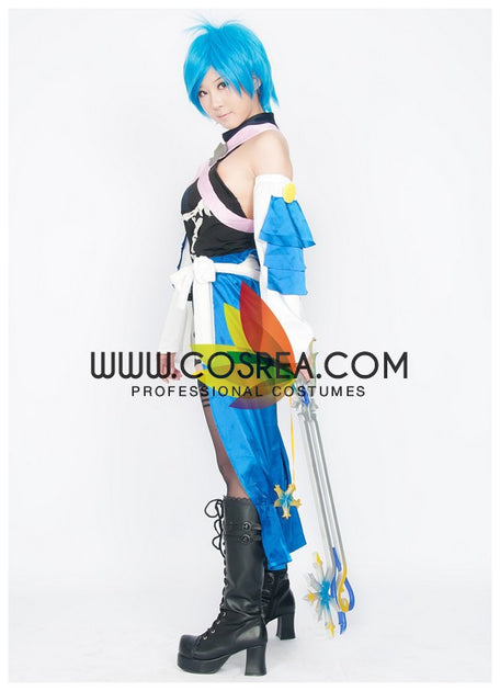 Kingdom Hearts Dream Drop Aqua Cosplay Costume - Cosrea Cosplay