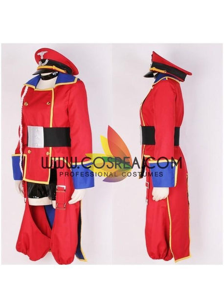 Macross Frontier Sheryl Red Uniform Cosplay Costume - Cosrea Cosplay