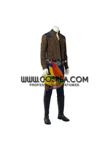 Star Wars Han Solo Star Wars Suede Leather Cosplay Costume - Cosrea Cosplay